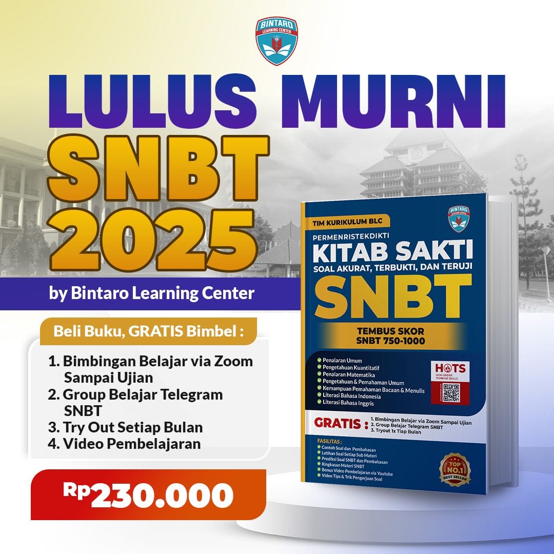 Rekomendasi Buku SNBT 2025 Terbaik untuk Persiapan UTBK